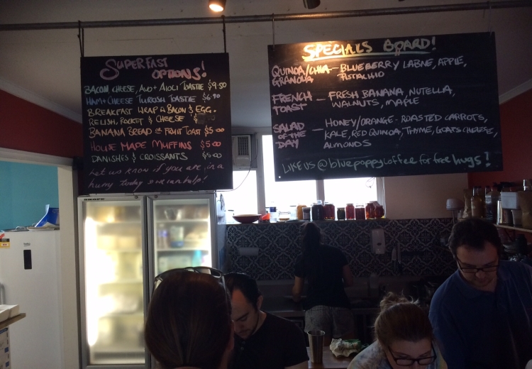 Breakfast in the Suburbs – The Blue Poppy