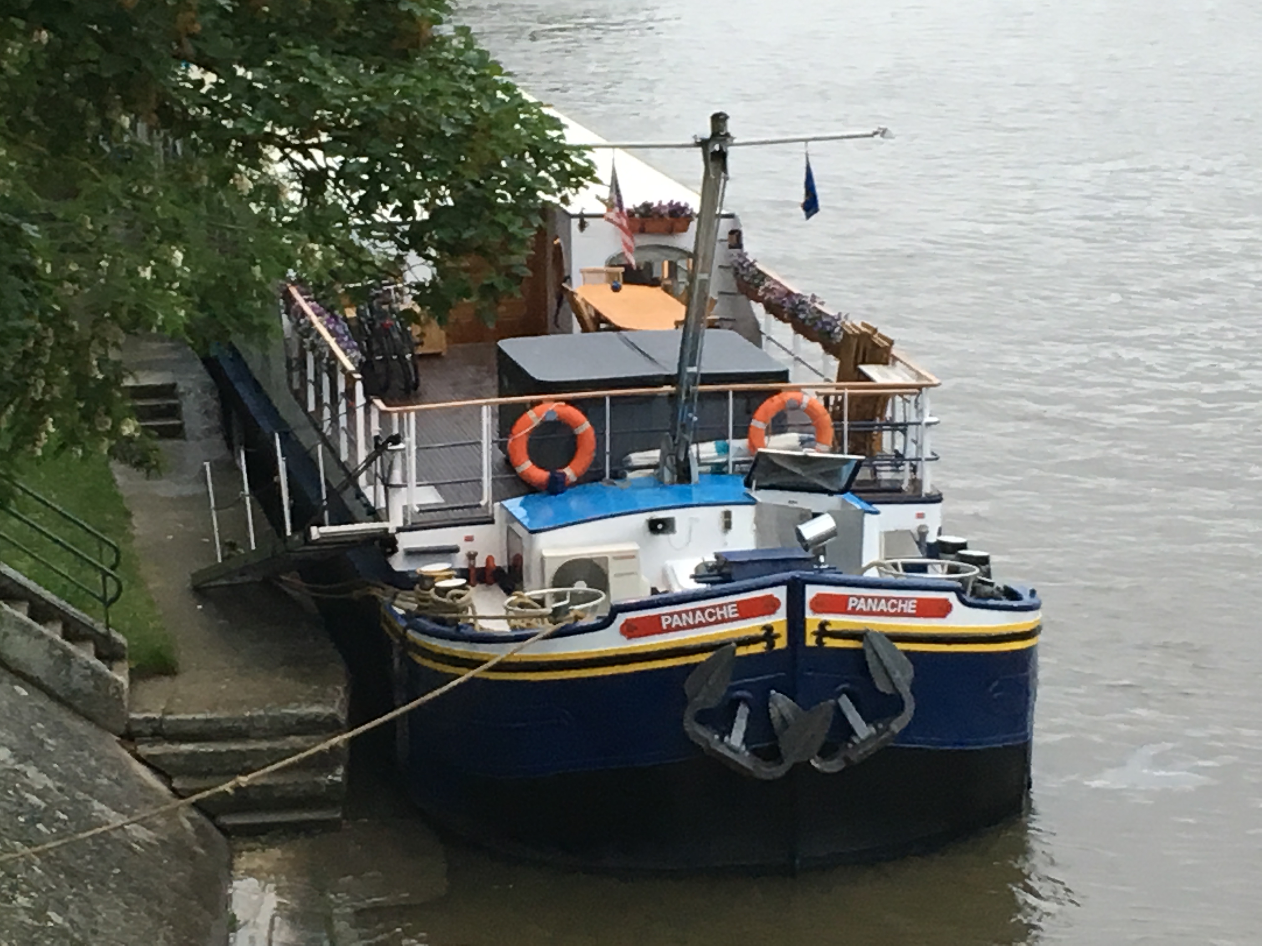 Finding Balance on a Barge in France